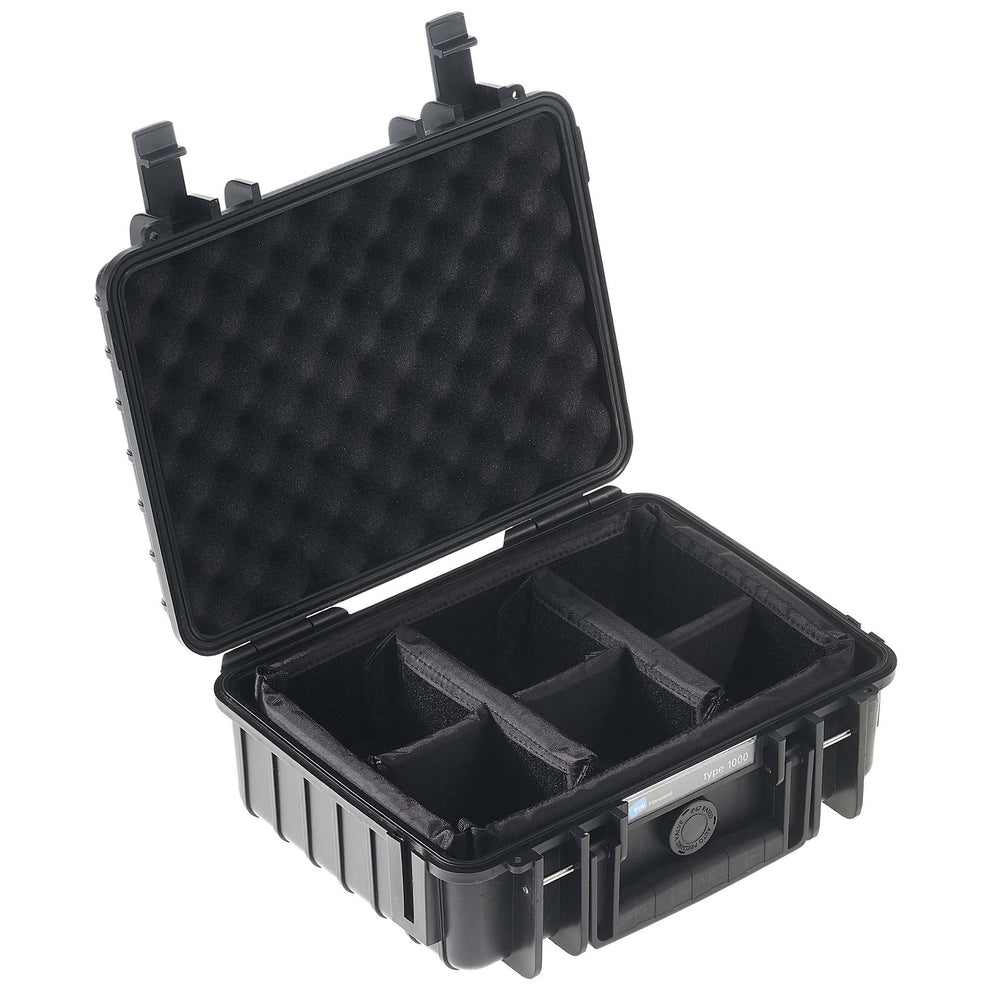 B&W Outdoor Case 1000 With Dividers (Black) – Soundspeed