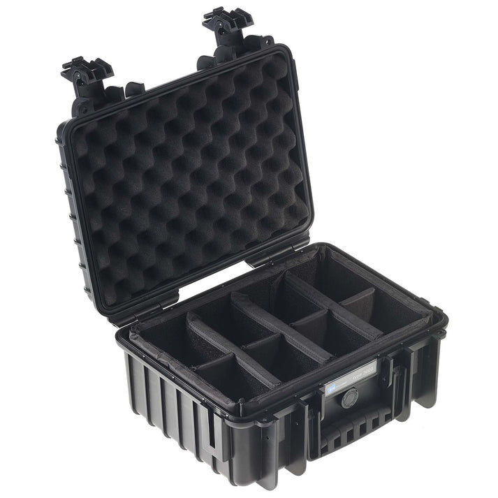 B&W Outdoor Case 3000 With Dividers (Black) – Soundspeed