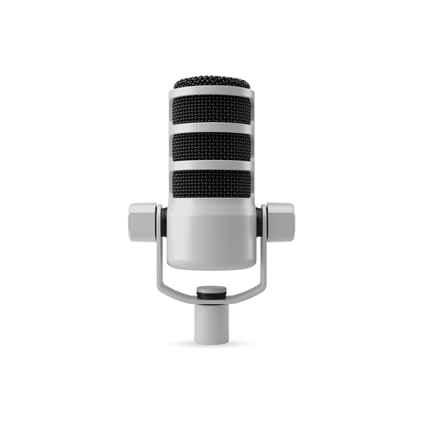 Rode PodMic White (Voice & Podcaster Microphone) – Soundspeed