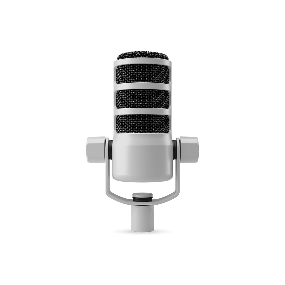 Rode PodMic White (Voice & Podcaster Microphone) – Soundspeed
